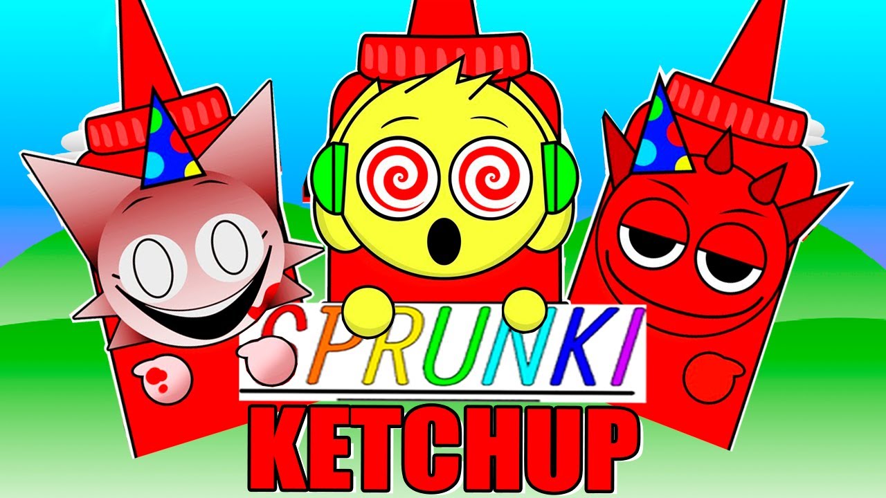 SPRUNKI Versão KETCHUP NOVO Mod Melhor QUE SPRUNKI MOSTARDA Todos OS ...