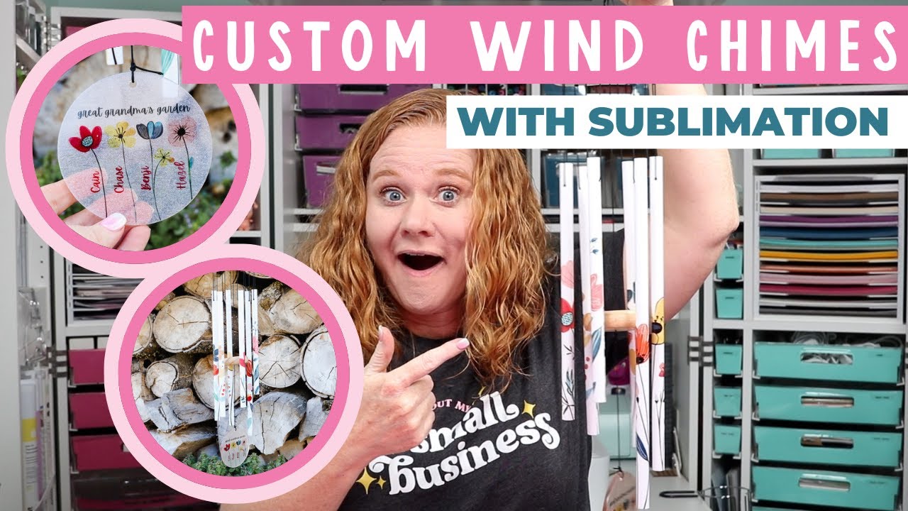 Custom Sublimation Wind Chimes: A Unique Gift Idea - YouTube