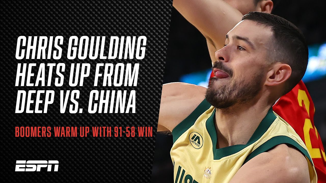 Chris Goulding lights up from three as Boomers thrash China 91-58 in ...