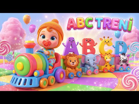 İngilizce Alfabe (ABC) Şarkısı | Harfleri Öğreniyorum | (4K) Eğitici Çizgi Film | ABC Alphabet Train