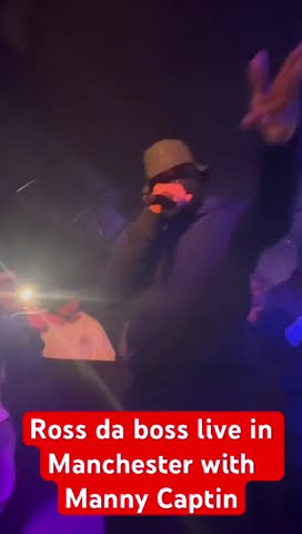 Ross da boss ft Manny Captin - War (Live performance) Manchester - YouTube