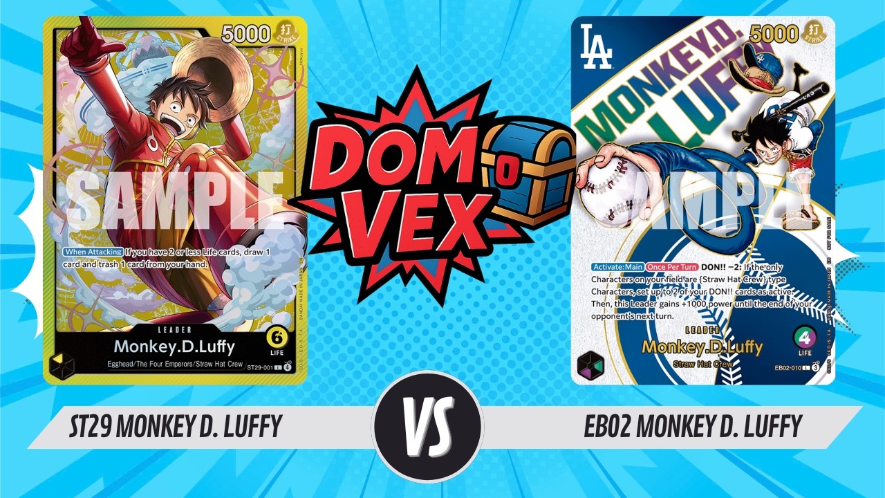 [OP14] ST29 Luffy vs EB02 Luffy | Monkey See, Monkey Do! - YouTube