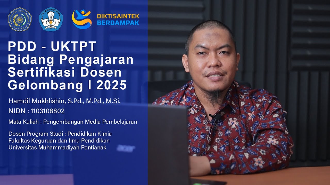 PDD-UKTPT Bidang Pengajaran | Serdos 2025 | Hamdil Mukhlishin | Universitas Muhammadiyah ...