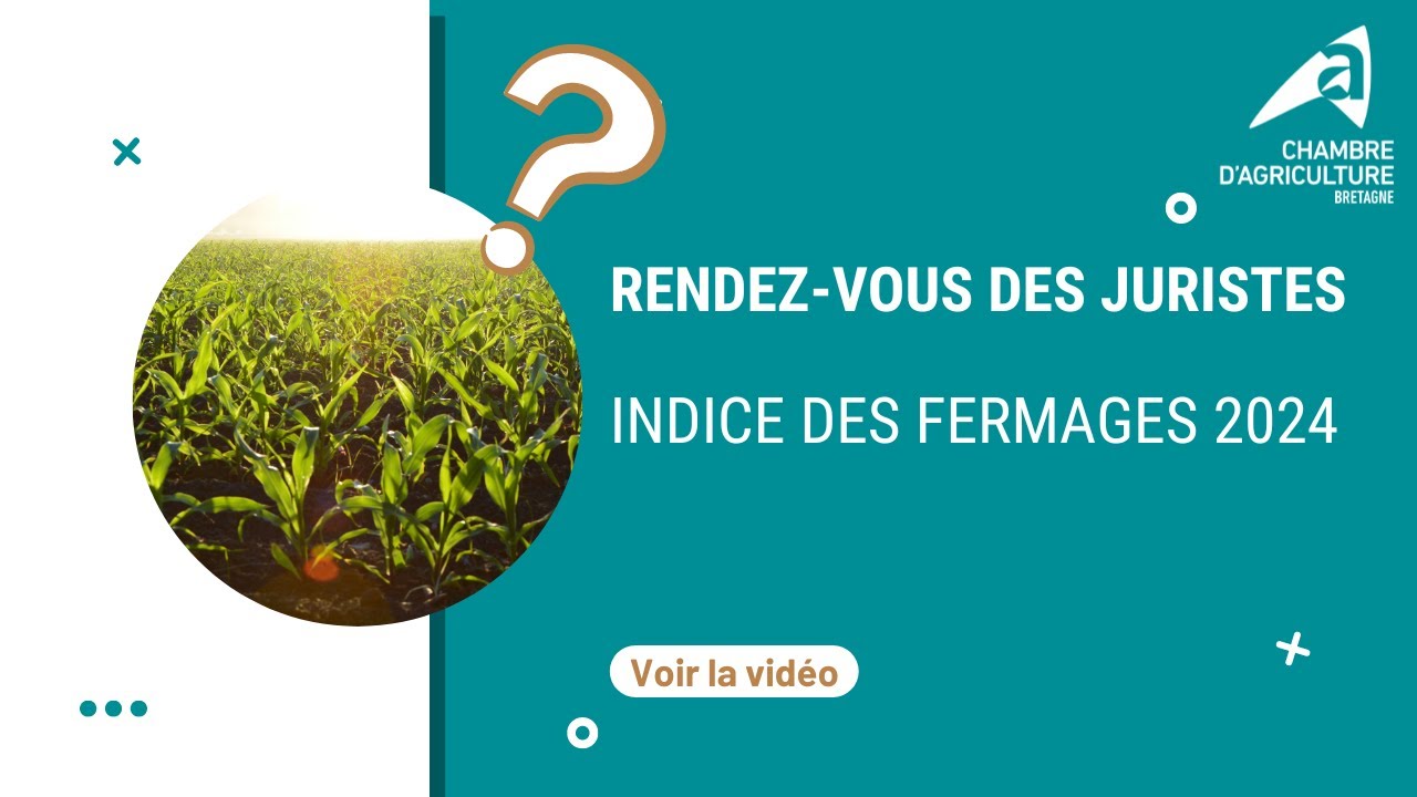 RDV des juristes - Indice des fermages 2024 - YouTube