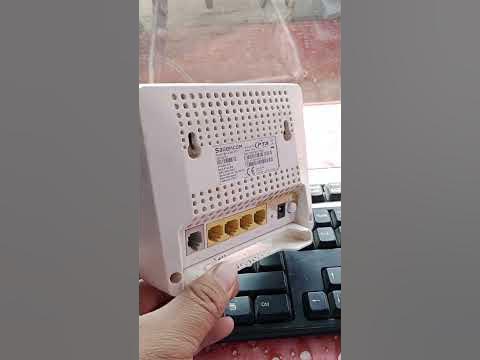 How To Reset PTCL Modem - YouTube