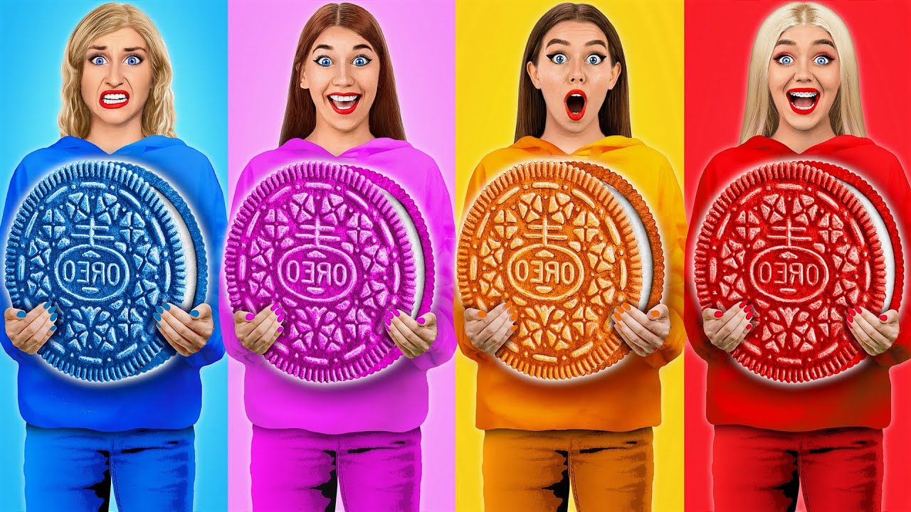 Alimentos de Los Mismo Colores Desafío | Batalla de Comida por Multi DO ...