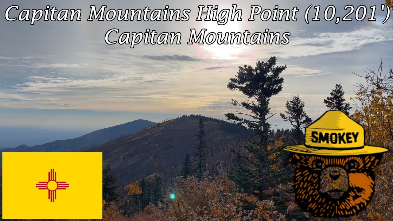 Hiking the Capitan Mountains High Point - Smokey Bear's Home - With ...