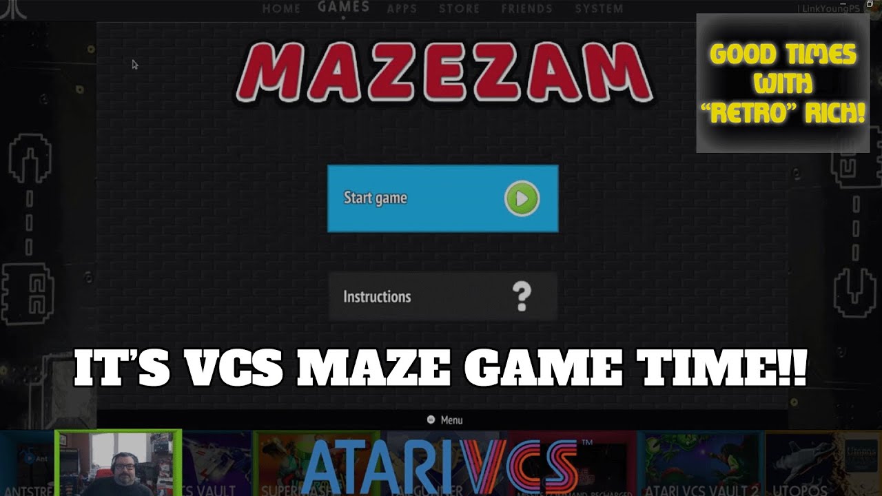 Atari VCS - Mazezam! - Fun For Five! Good Times With Retro Rich Ep. 522 ...