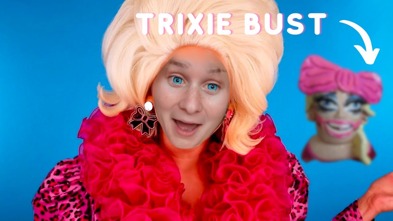 I made a chilling season 7 trixie mattel bust - YouTube