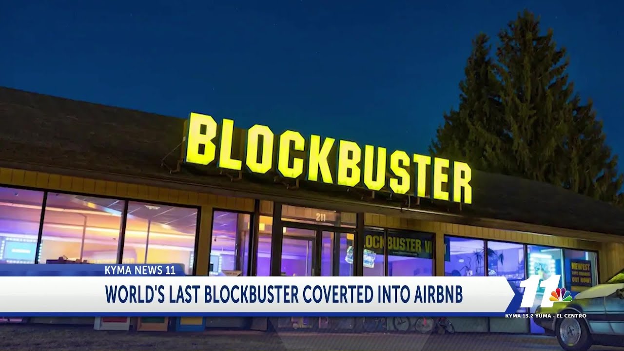 The last Blockbuster in the world will take you back to the 90's - YouTube