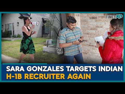 Sara Gonzales Confronts Indian H-1B Recruiter Again | Indians In U.S | U.S News