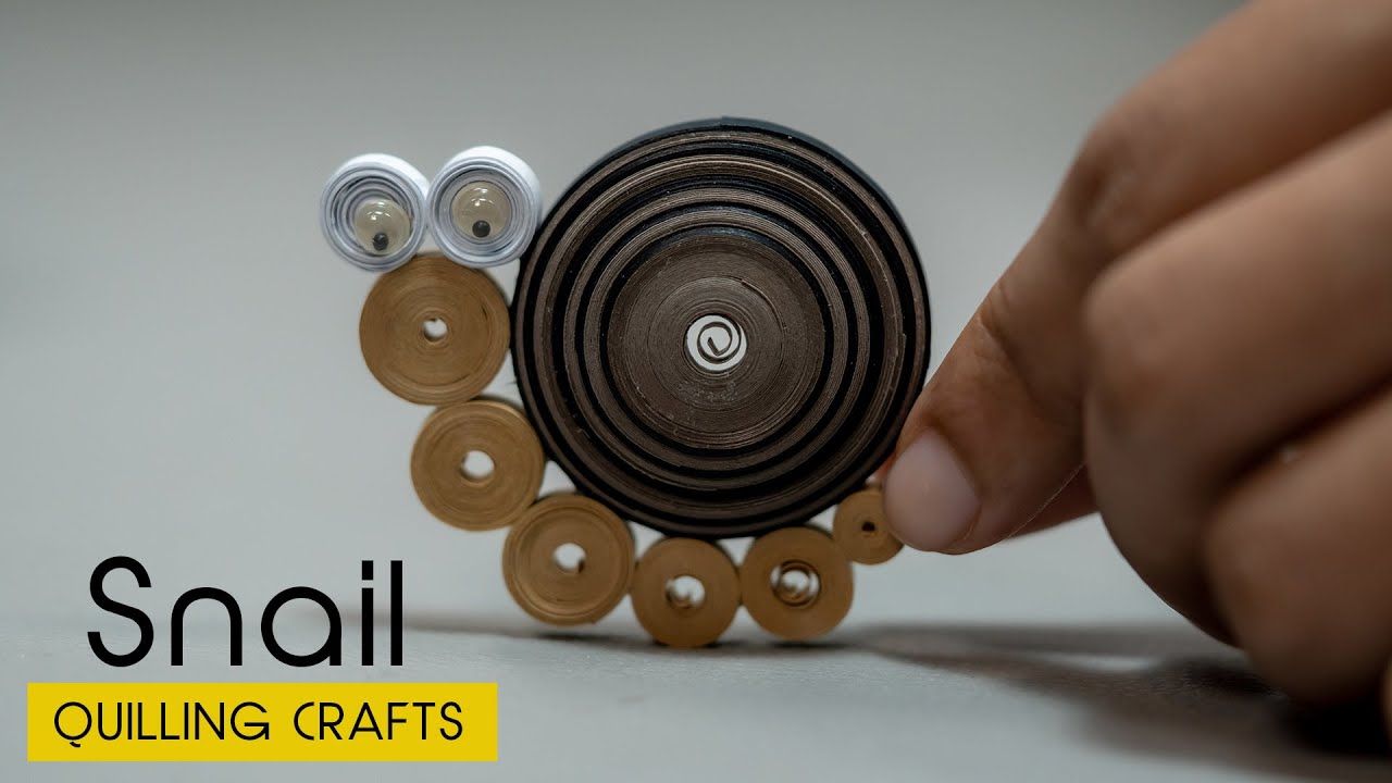 How to Make a Paper Quilled Snail Cute Art & Craft Tutorial - YouTube