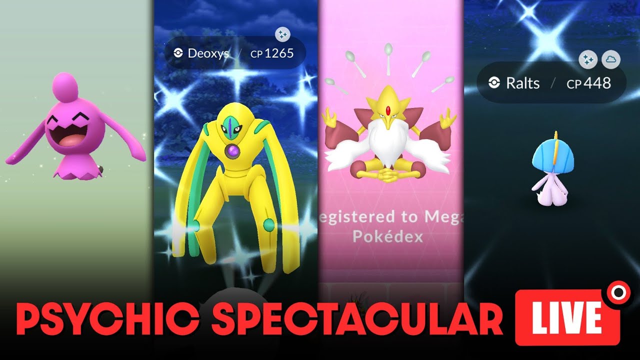 Psychic Spectacular SHINY HUNT (PT.1) - YouTube