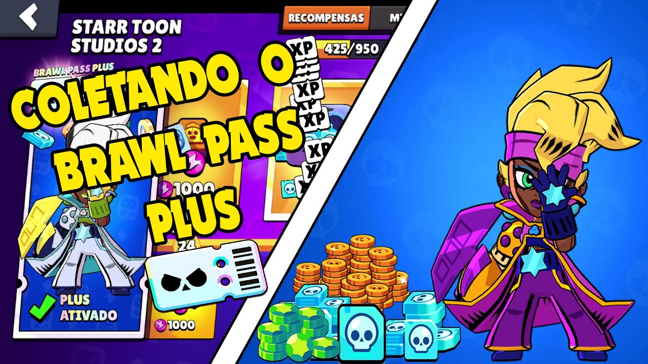 COMPRANDO E COLETANDO O NOVO BRAWL PASS PLUS!! - YouTube