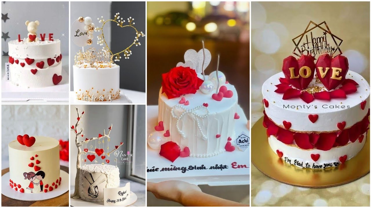 Beautiful cake design for your love one / Love cake design for someone ...