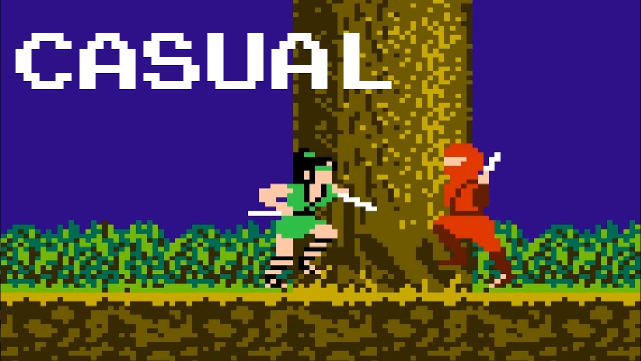 Casual Longplay: The Legend of Kage (NES-NA port) 2-loop session for 1 ...