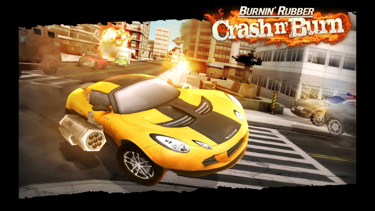Burnin Rubber Crash N Burn - Car War Game - YouTube