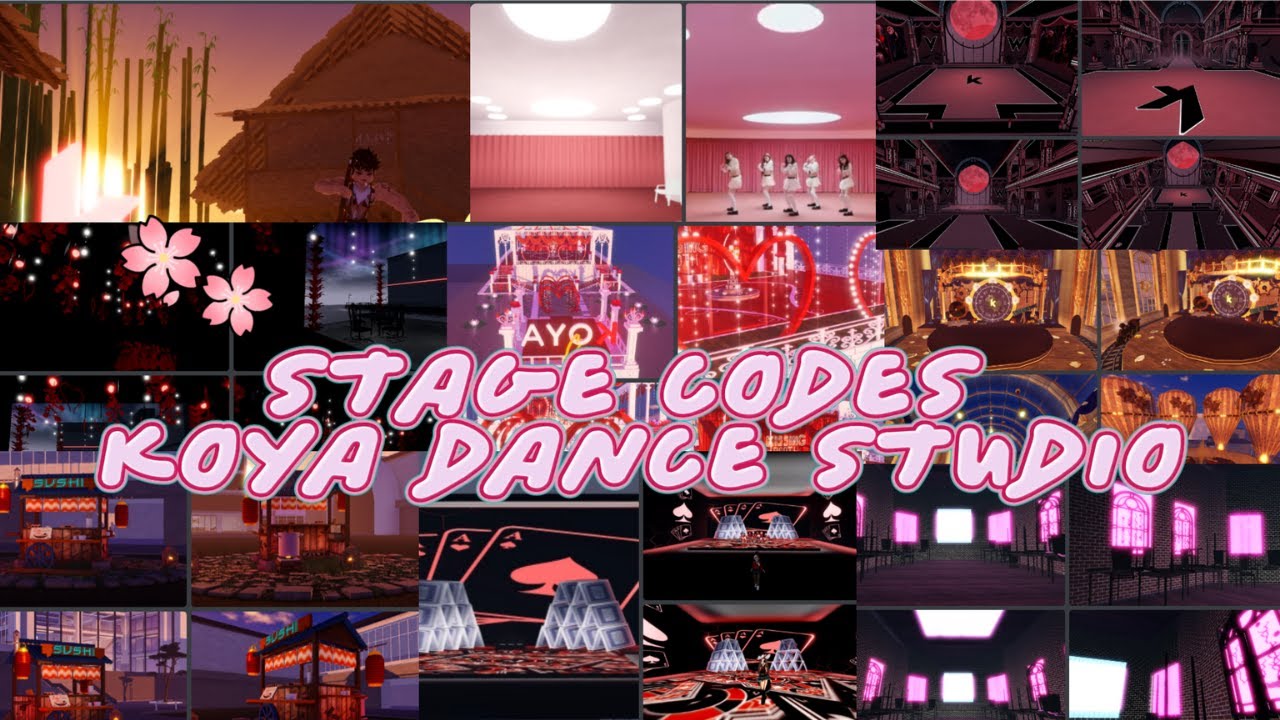 KOYA DANCE STUDIO STAGE CODES ROBLOX PART 2 - YouTube