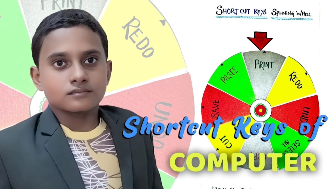 Shortcut Keys of Computer Project || Project By Dibyanshu Pattanaik ...