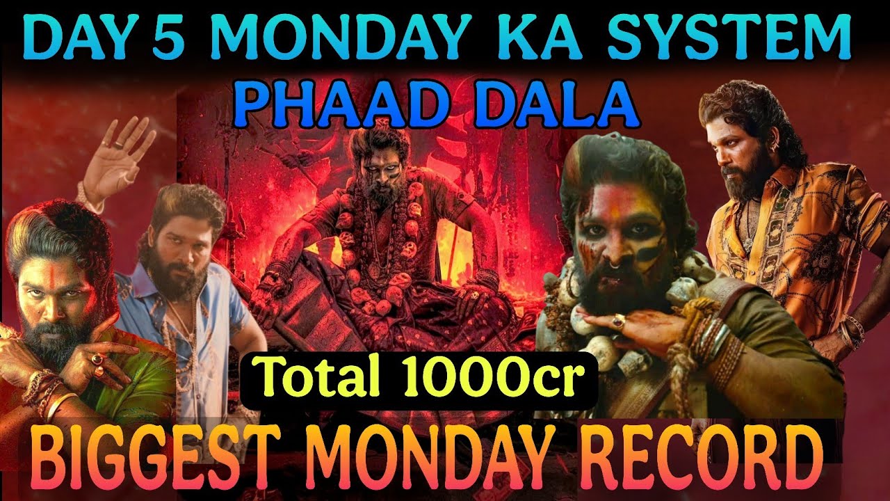 Pushpa 2 Day 5 World Wide Final Box Office Collection | Pushpa 2 Box ...