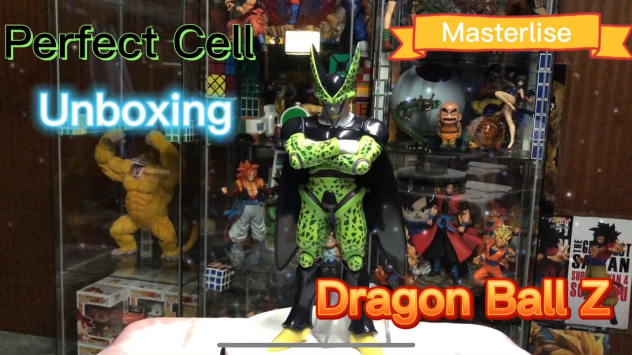 Dragon Ball Z Masterlise Perfect Cell Unboxing - YouTube