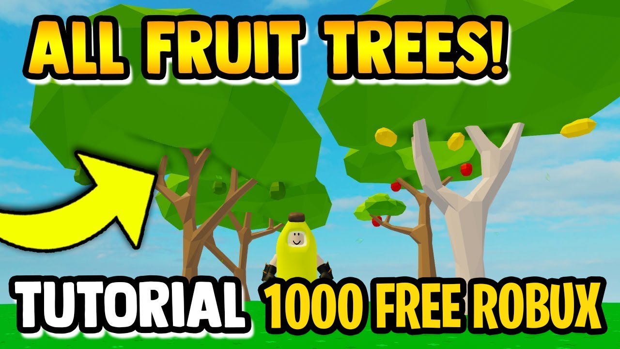 How to grow an orange tree in Roblox ! Get FREE ROBUX doing so!! - YouTube