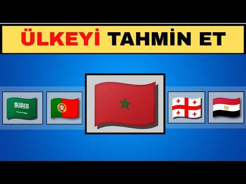 Bayraklardan Ülkeyi Bilme 🌍🚩 | 35 Ülke Bayrak Testi