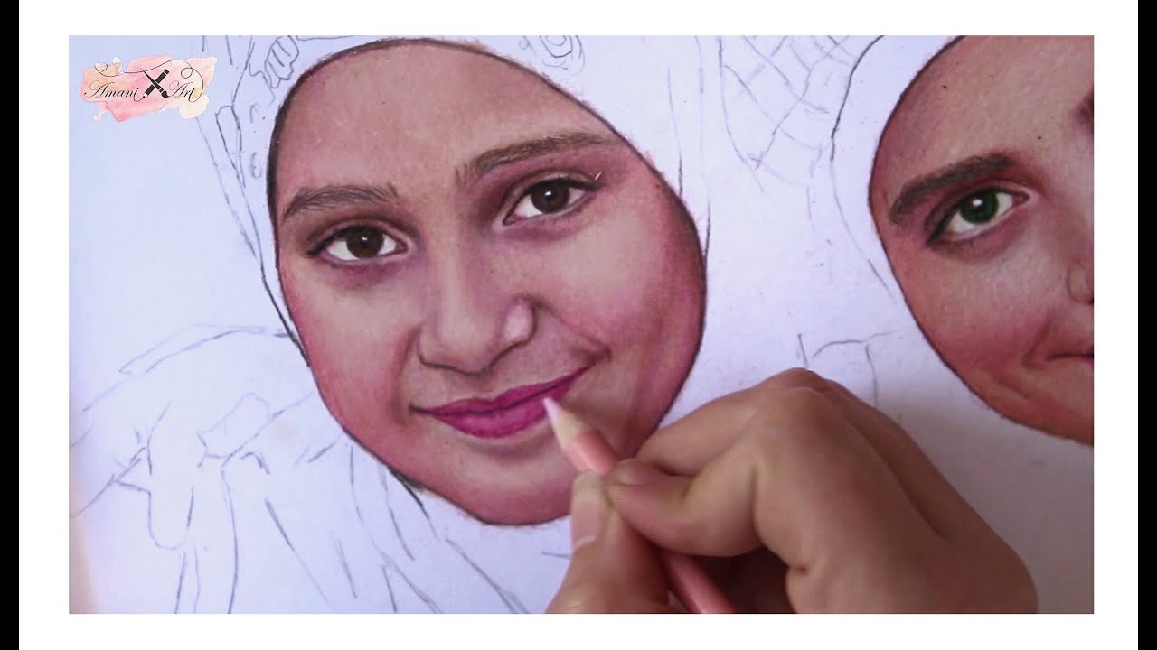 How to blend-layer colored pencils for better skin tones (using ...