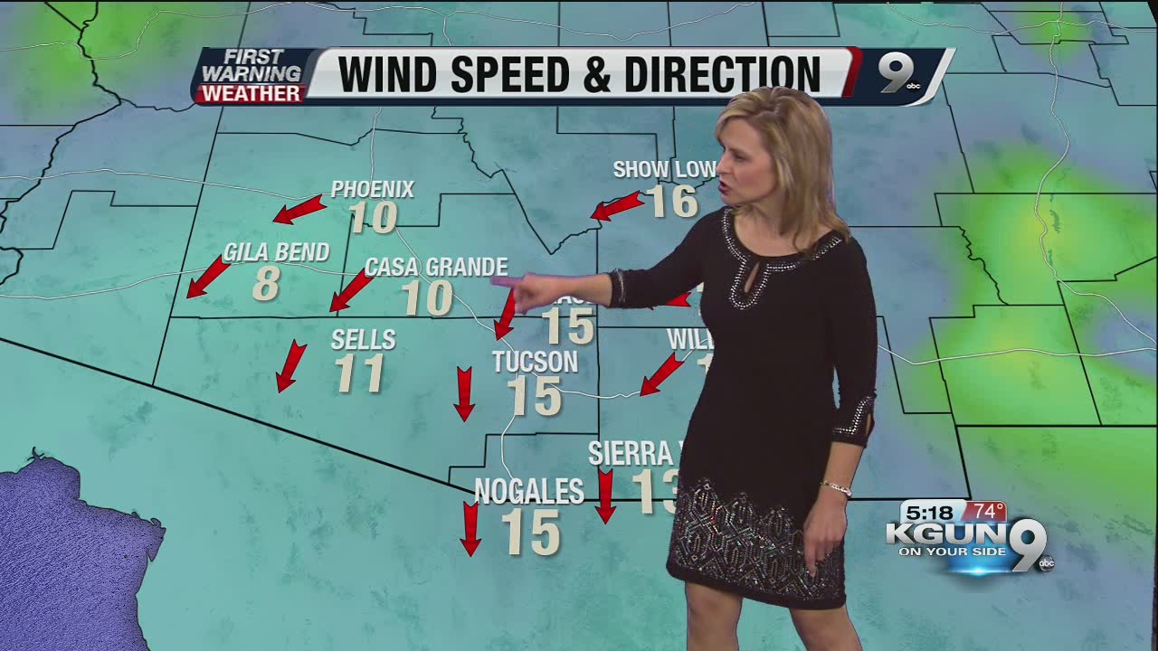 Chief Meteorologist Erin Christiansen's KGUN 9 Forecast Wednesday ...