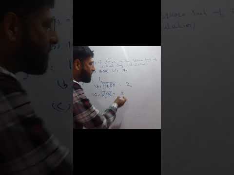 2nd way find the number of digits in the square root but without any ...