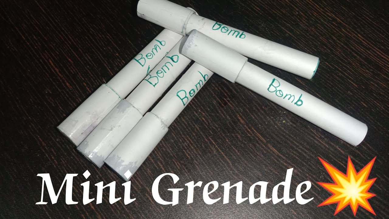 How to make a Mini Grenade with paper / Diwali special 💥 - YouTube