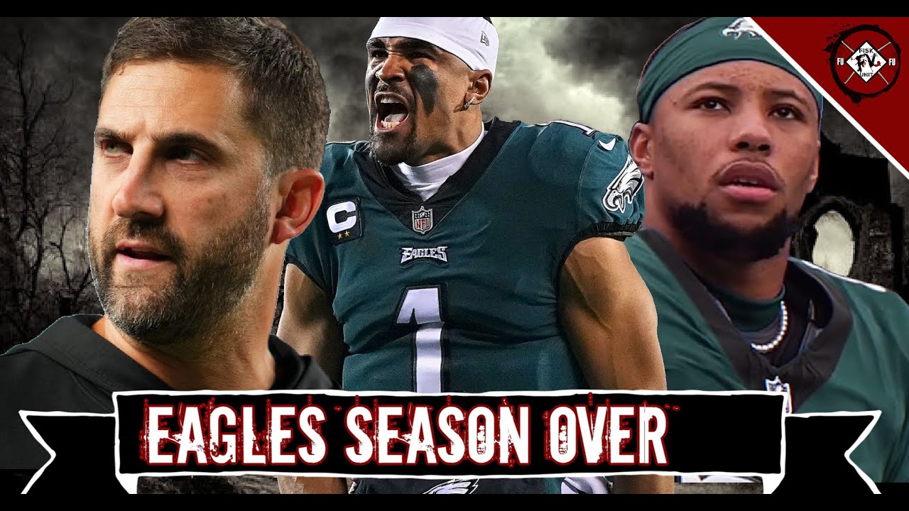 💥Jalen Hurts has no heart! Eagles season is over! Saquon crying ...
