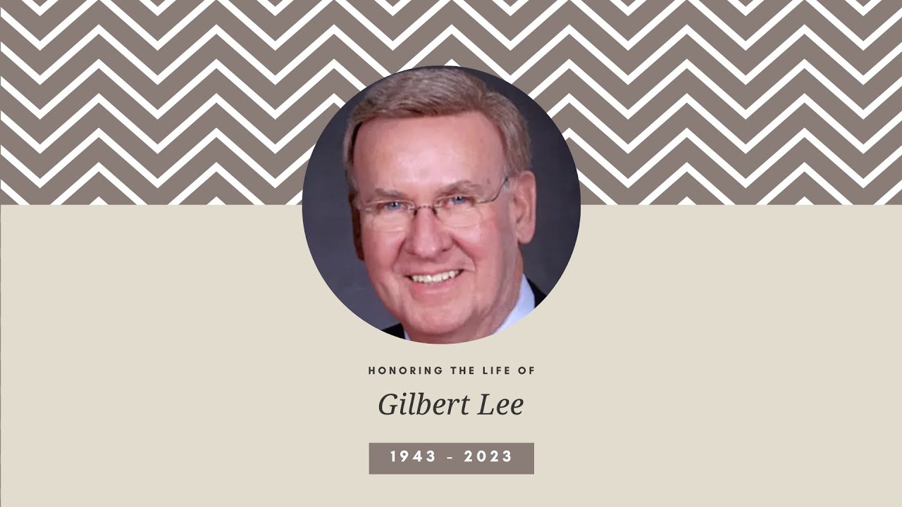Gilbert Lee Funeral Service - YouTube