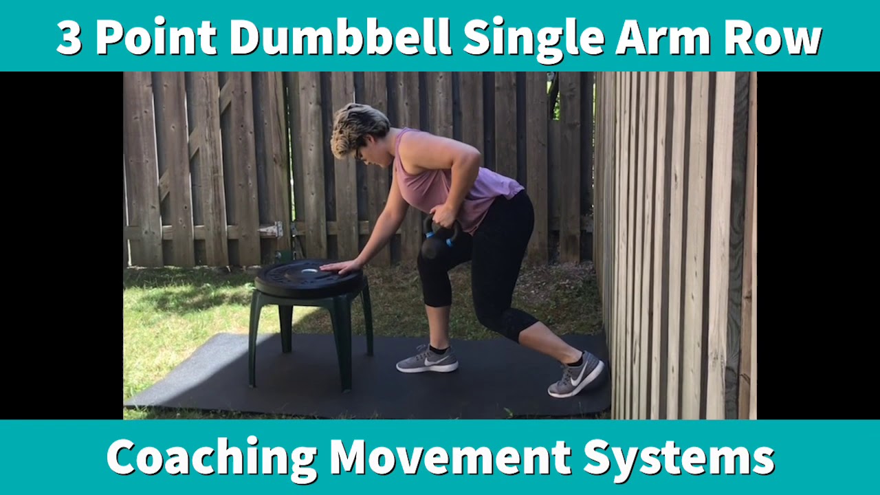 3 Point Kettlebell Single Arm Row - YouTube