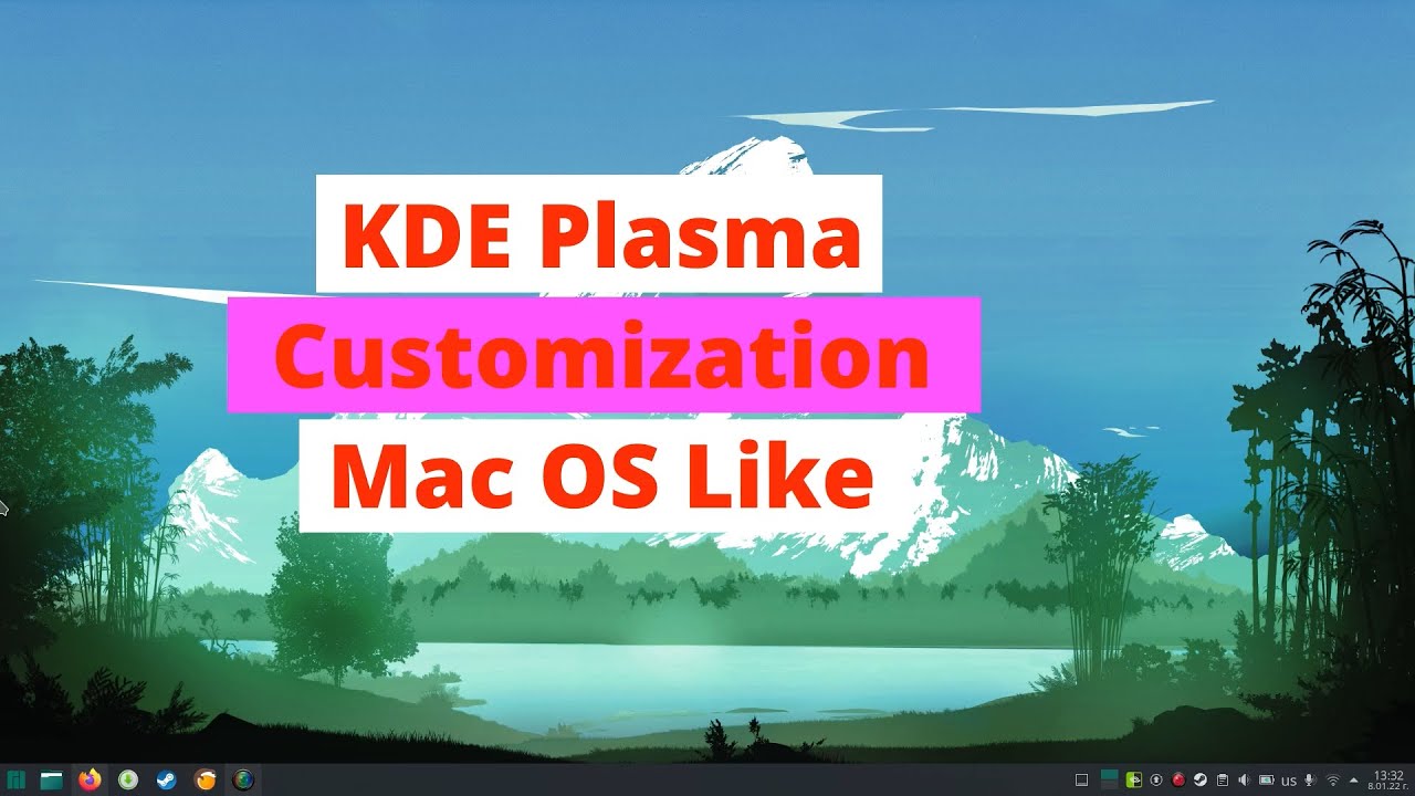 KDE Plasma Customization | Make it Look MAC OS Like - YouTube
