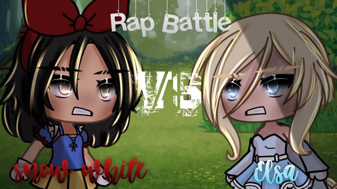 Princess Rap Battle | Snow White vs Elsa | Gacha Life Version | Meme ...