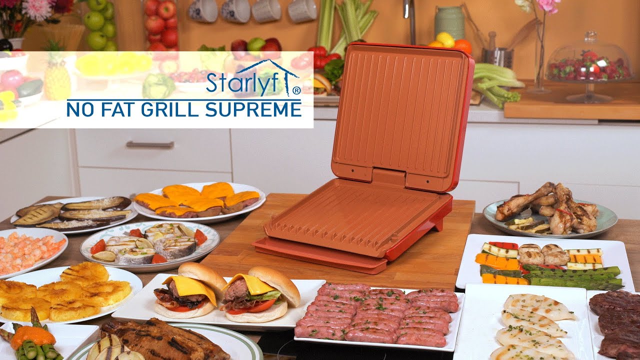 Preparar una parrilla sin grasa, ¡Es posible! con Starlyf no Fat Grill Supreme - YouTube