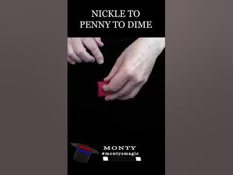 Nickel to Penny to Dime - Magic Trick With a Coin - YouTube