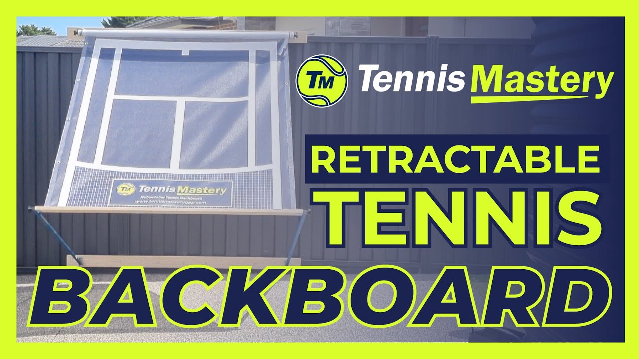 Tennis Mastery Retractable Tennis Backboard Promo Video - YouTube