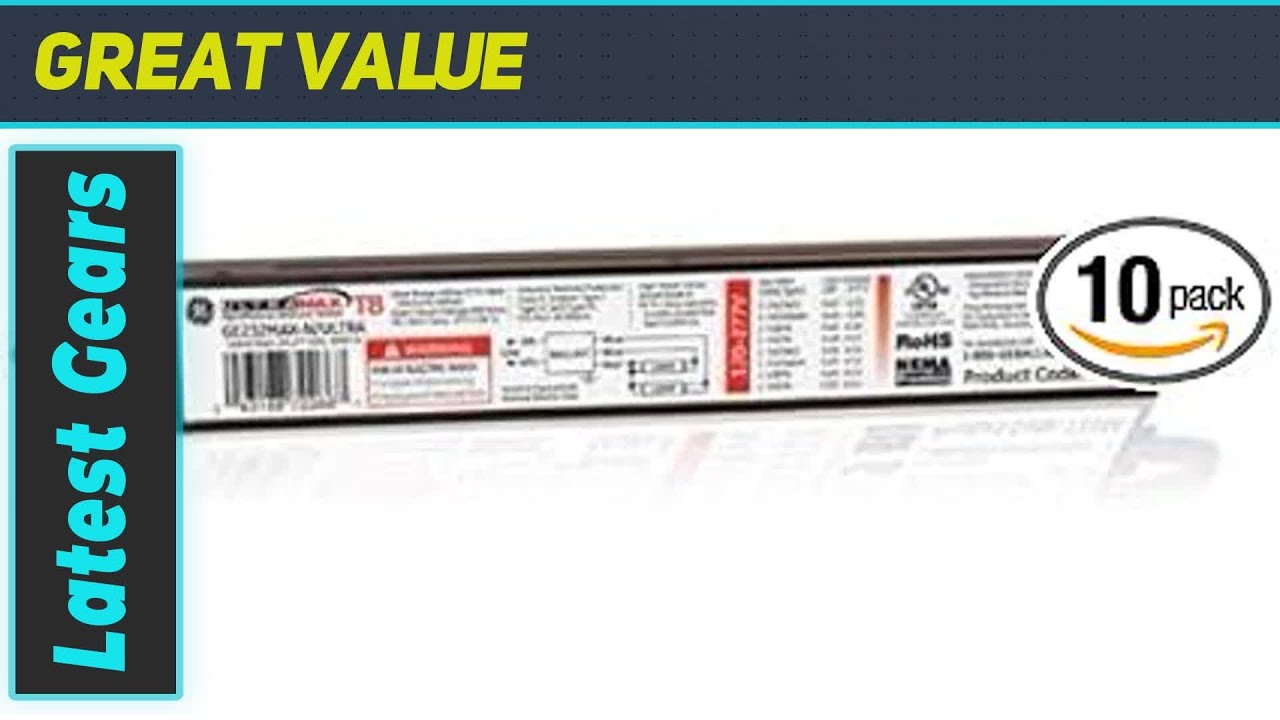 GE Lighting 72266 UltraMax Electronic Fluorescent T8 Ballast - Best ...