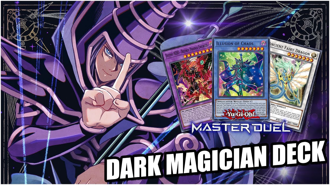 ¡9 0 ¡un Verdadero Mago Nunca Revela Sus Secretos Dark Magician Deck Yu Gi Oh Master Duel