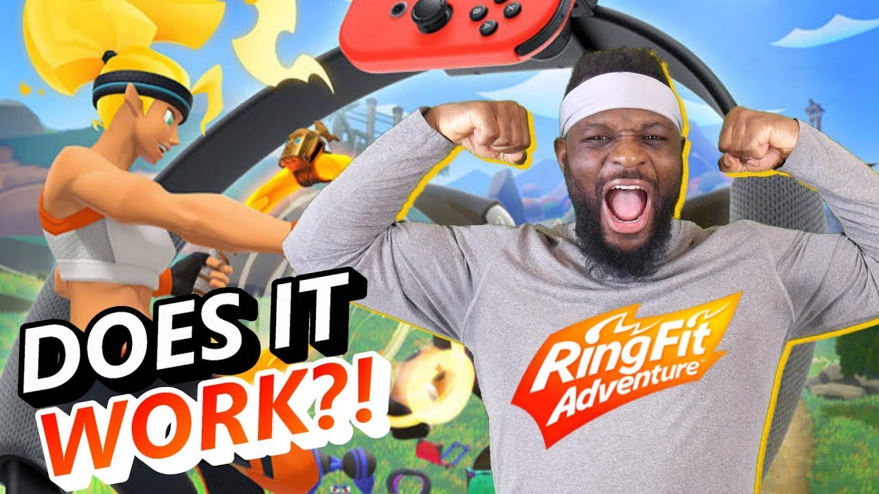 WE GETTING BUFF TODAY!!! - Ring Fit Adventure Review - YouTube