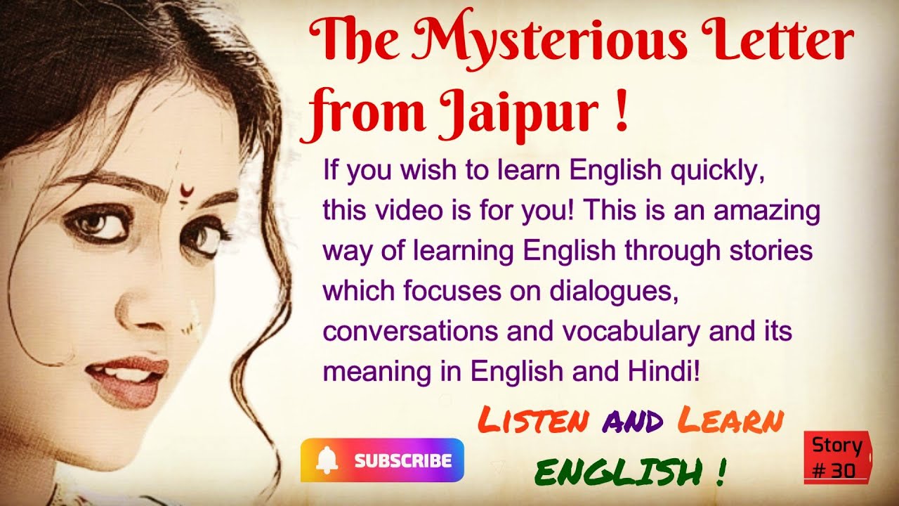 Learn English through Story | The Mysterious Letter: Ananya's Quest ...