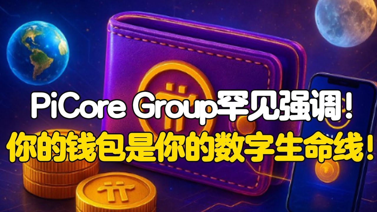 Pi Network：PiCore Group罕见强调！你的钱包是你的数字生命线！ - YouTube