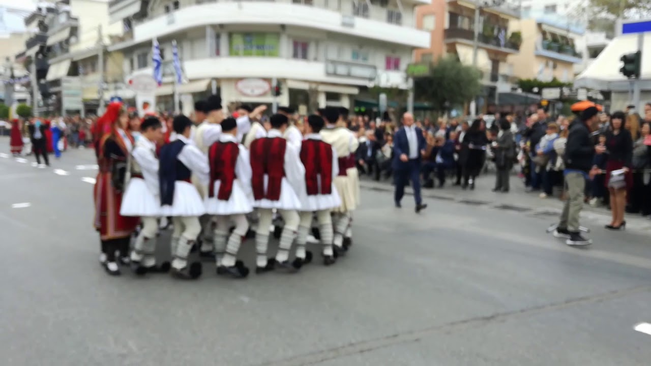 Άλιμος: Παρέλαση 25η Μαρτίου 2018 - Το χορευτικό του "ΣΤΗΣΙΧΟΡΟΥ" - YouTube