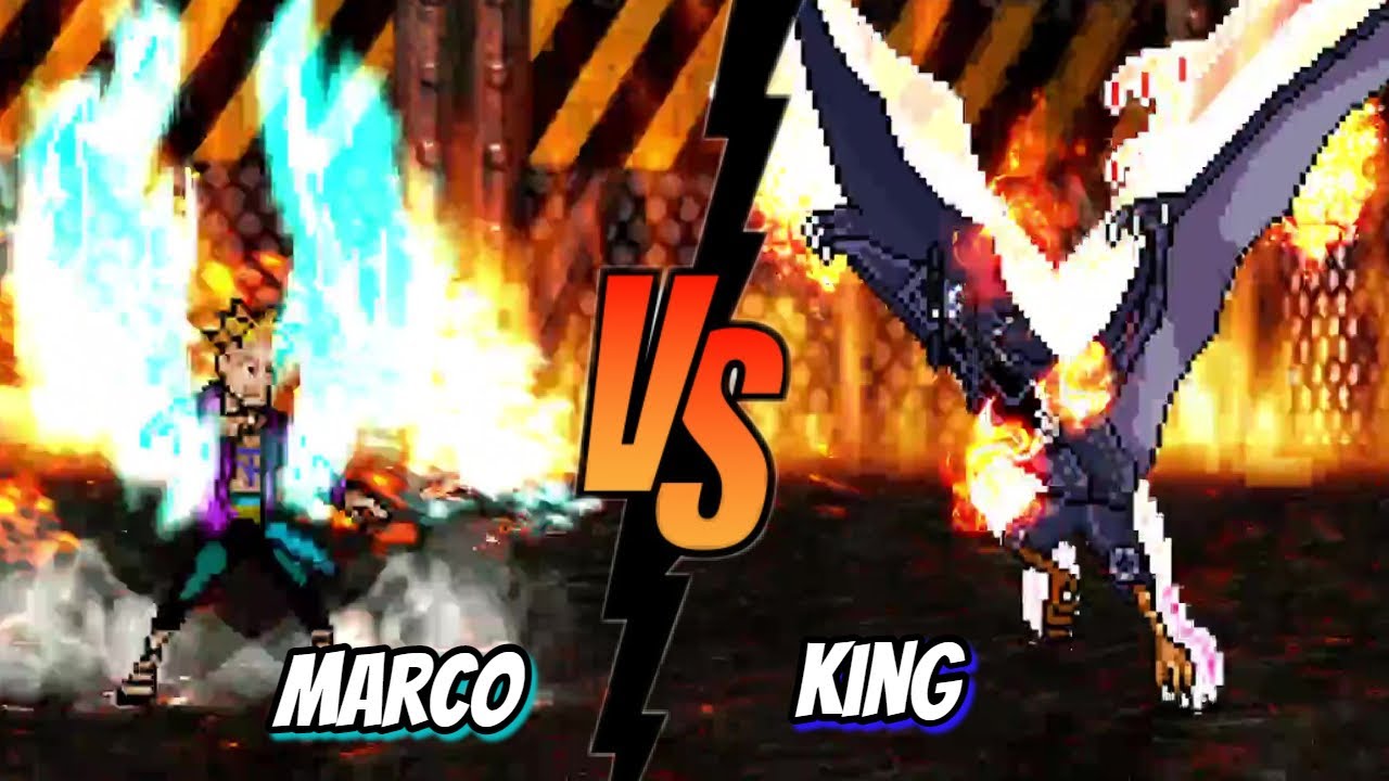 Marco Vs King one piece fights / mugen - YouTube