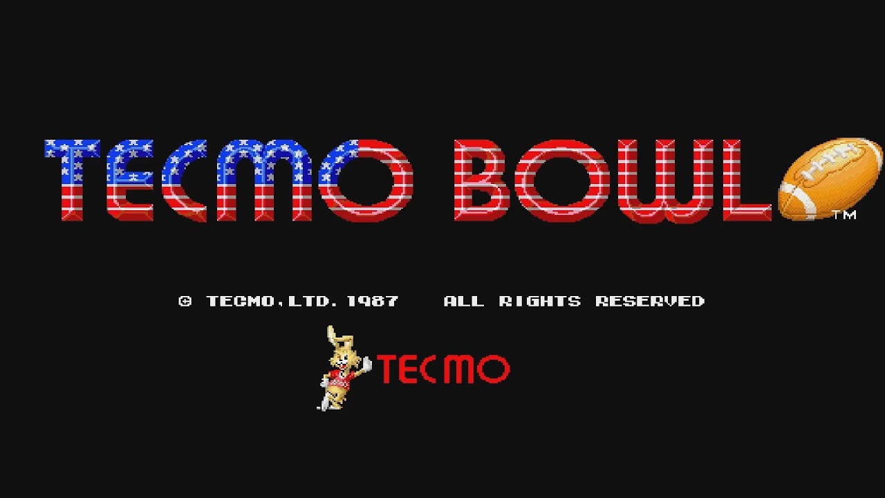 20 Mins Of...Tecmo Bowl Intro (US/Arcade) - YouTube
