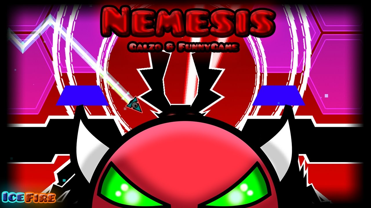 Geometry Dash 2.12-Nemesis!-(DEMON)-IceFire - YouTube