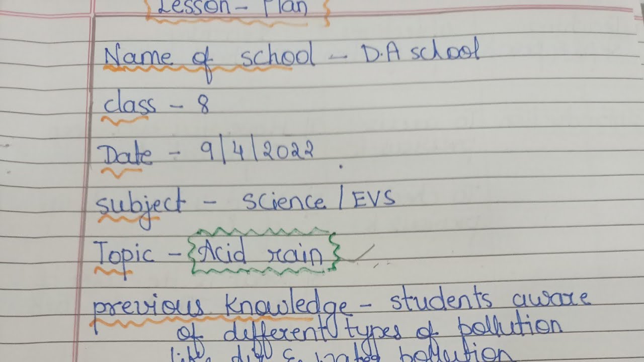 acid rain lesson plan - YouTube