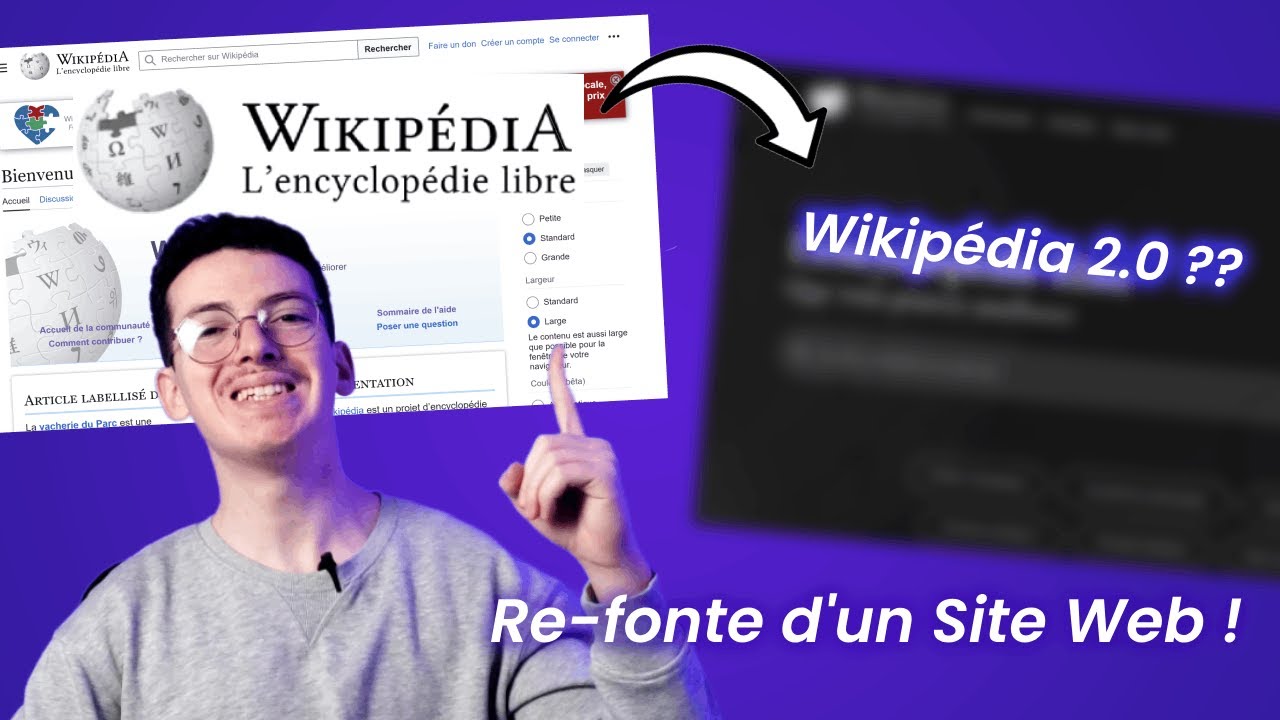 Wikipédia Modern en 2025 ? (On refait un site Web) - YouTube